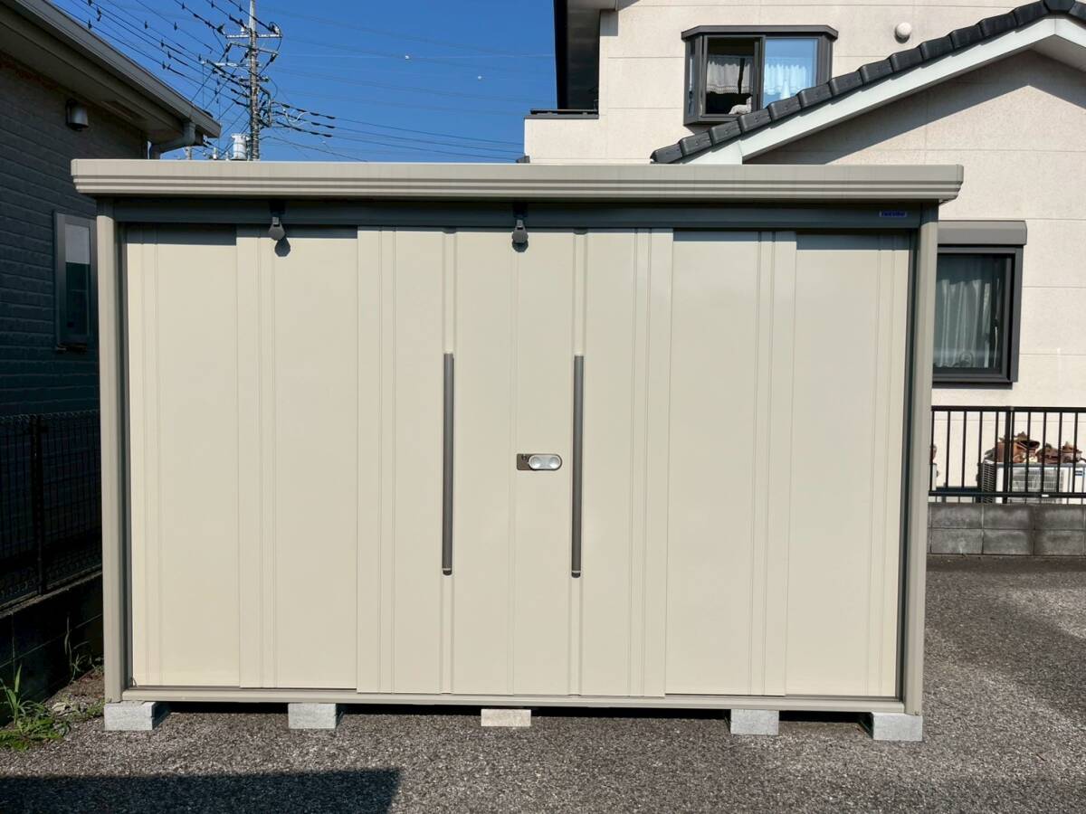 Yahoo!オークション - D63 分解済み タクボ物置き ND-3229 W3232×D299...