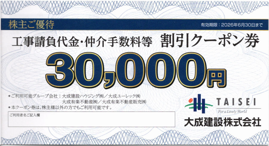 Yahoo!オークション - 大成建設 株主優待・割引クーポン券 軽井沢高原...