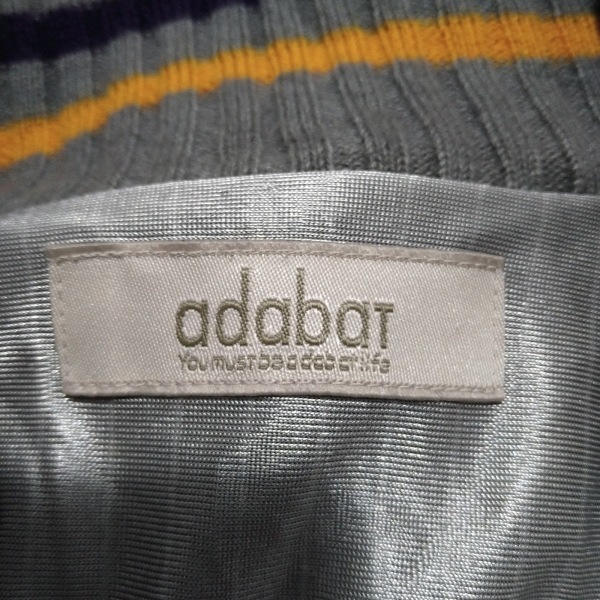 Yahoo!オークション - アダバット Adabat ブルゾン サイズ48 XL - グレ...