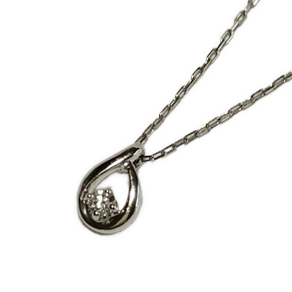 Yahoo!オークション - ヨンドシー 4℃ ネックレス - K10WG×ダイヤモン...