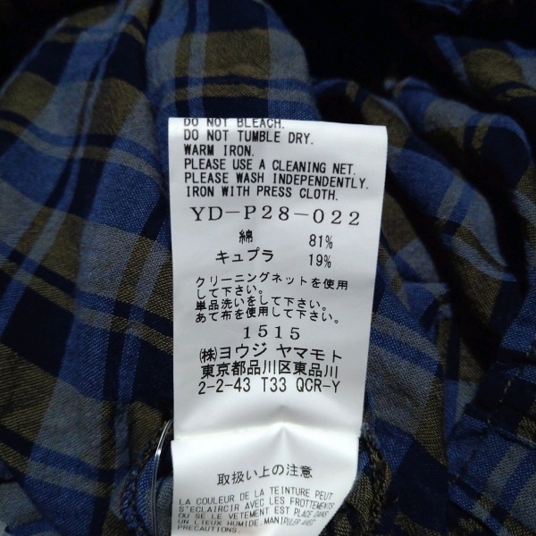 Yahoo!オークション - ワイズ Y's パンツ サイズ2 M YD-P28-022 - カー...