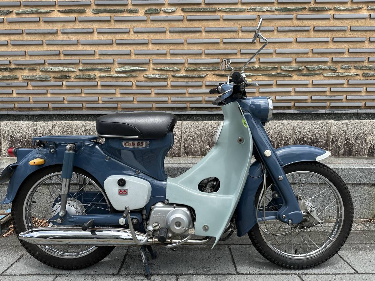 Yahoo!オークション - ホンダ スーパーカブ C65 1965年式 マルエムブル...