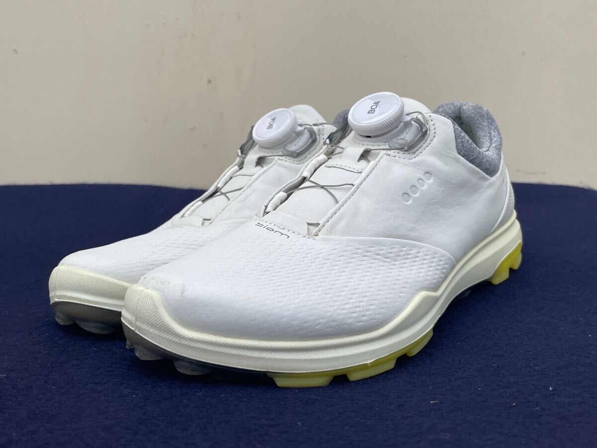 ecco エコー W GOLF BIOM HYBRID 3 サイズ37 23.5cm レディーススパイクレスゴルフシューズ ホワイト(23.5cm)｜売買されたオークション情報、yahooの ...