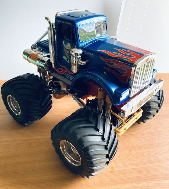 Yahoo!オークション - 【O9】タミヤ ブルヘッド モンスタートラック 電...