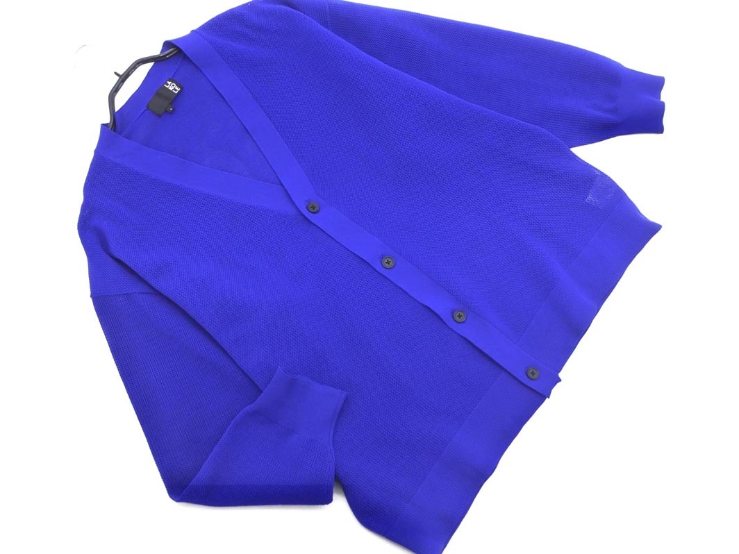 Yahoo!オークション - LAKOLE ラコレ Vネック メッシュ カーディガン s...