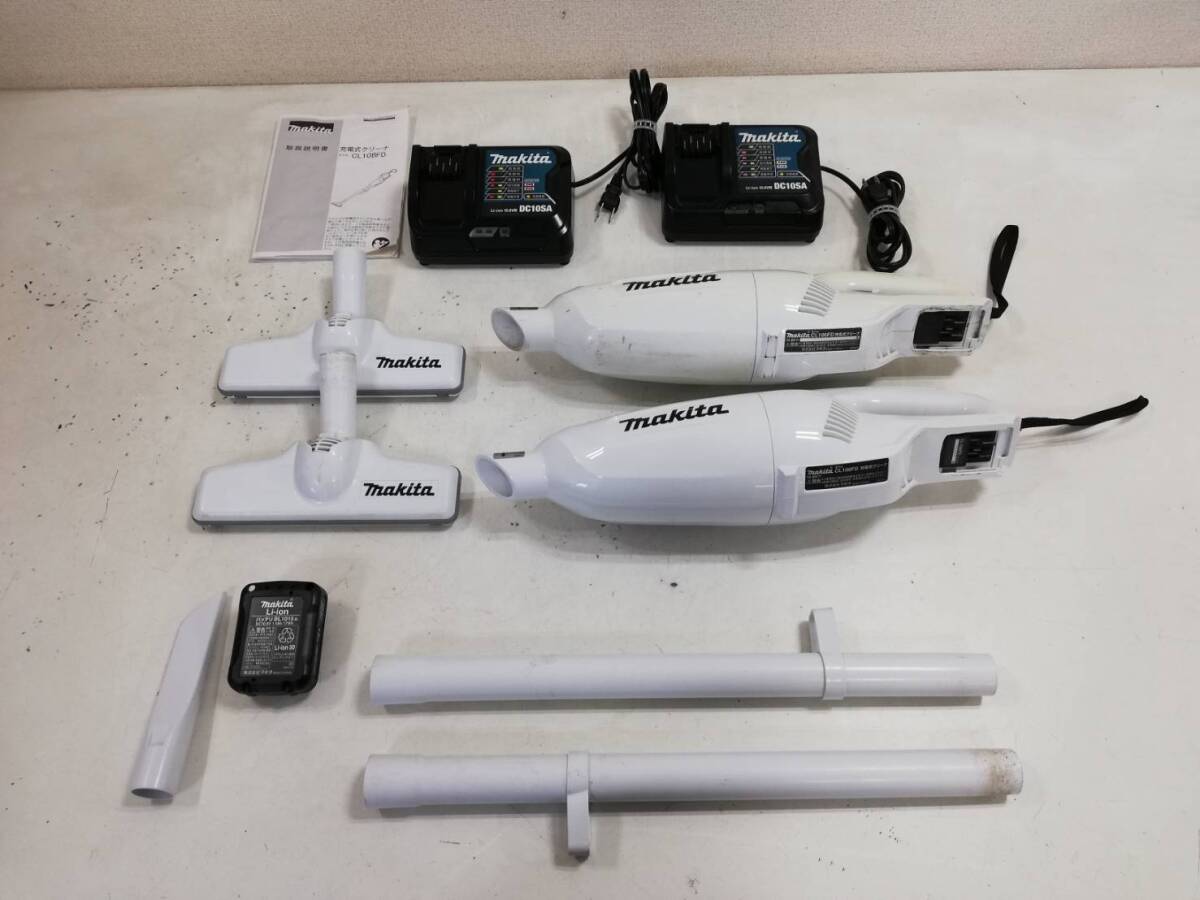 7992 8051 そ CL108FD CL106FD makita マキタ 2台セット まとめ売り 掃除機 コードレス 清掃済み(コードレスタイプ)｜売買されたオークション情報、yahooの ...