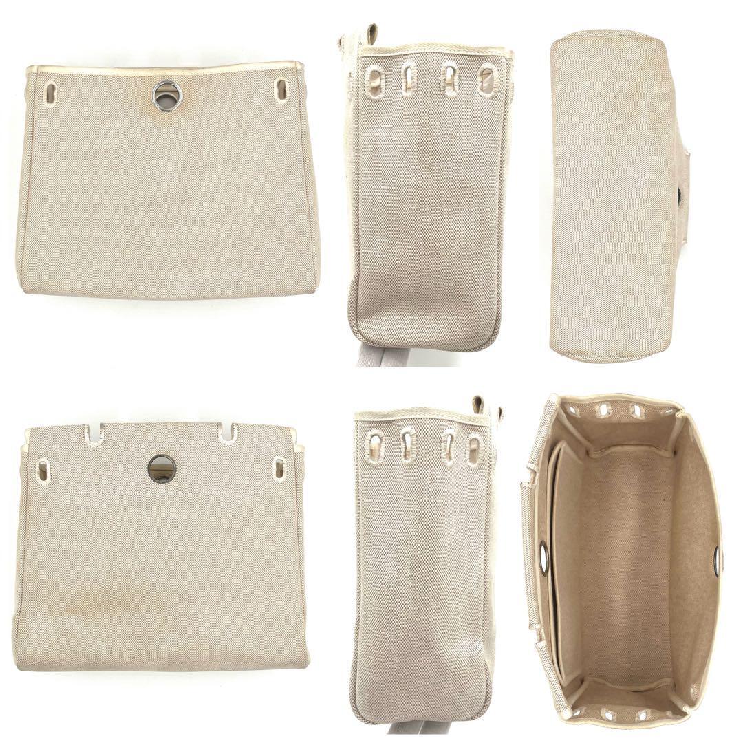 【樂淘letao】日本代購代標第一品牌－HERMES エルメス エールバッグ 変えバッグ付き ネイビー ハンドバッグ