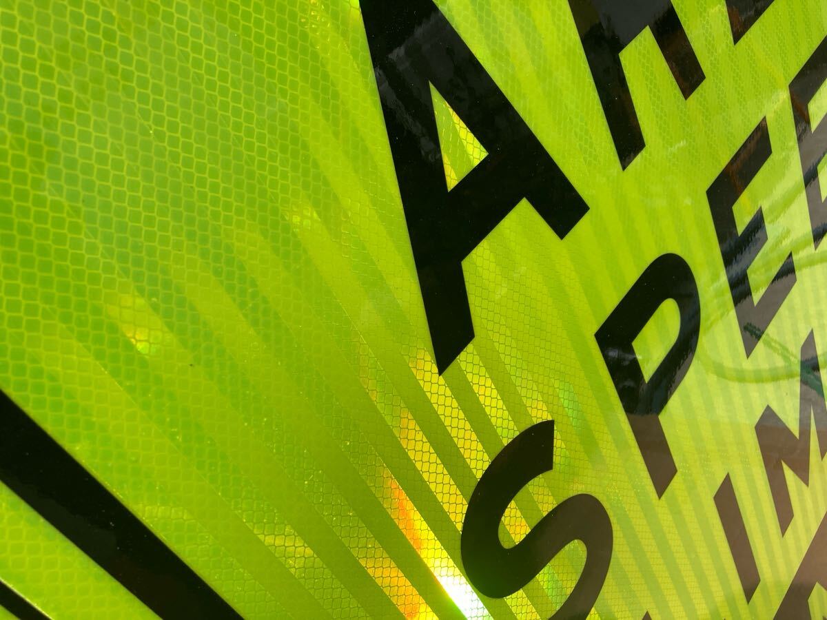 Yahoo!オークション - 超特大 アメリカ 道路標識 ロードサイン 特大 ハ...