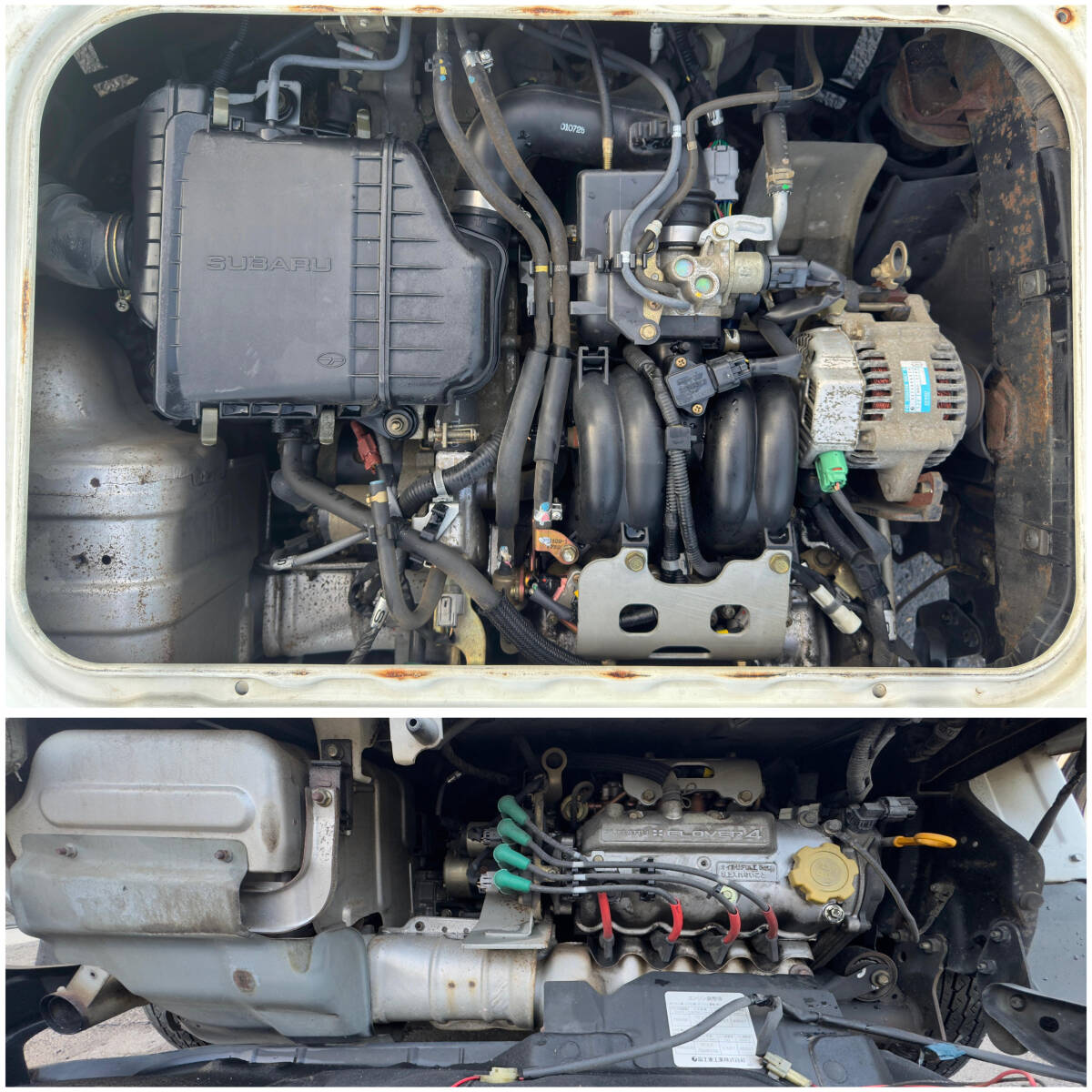 Yahoo!オークション - H13年LE-TT2 サンバートラック4WD 5速マニュア...