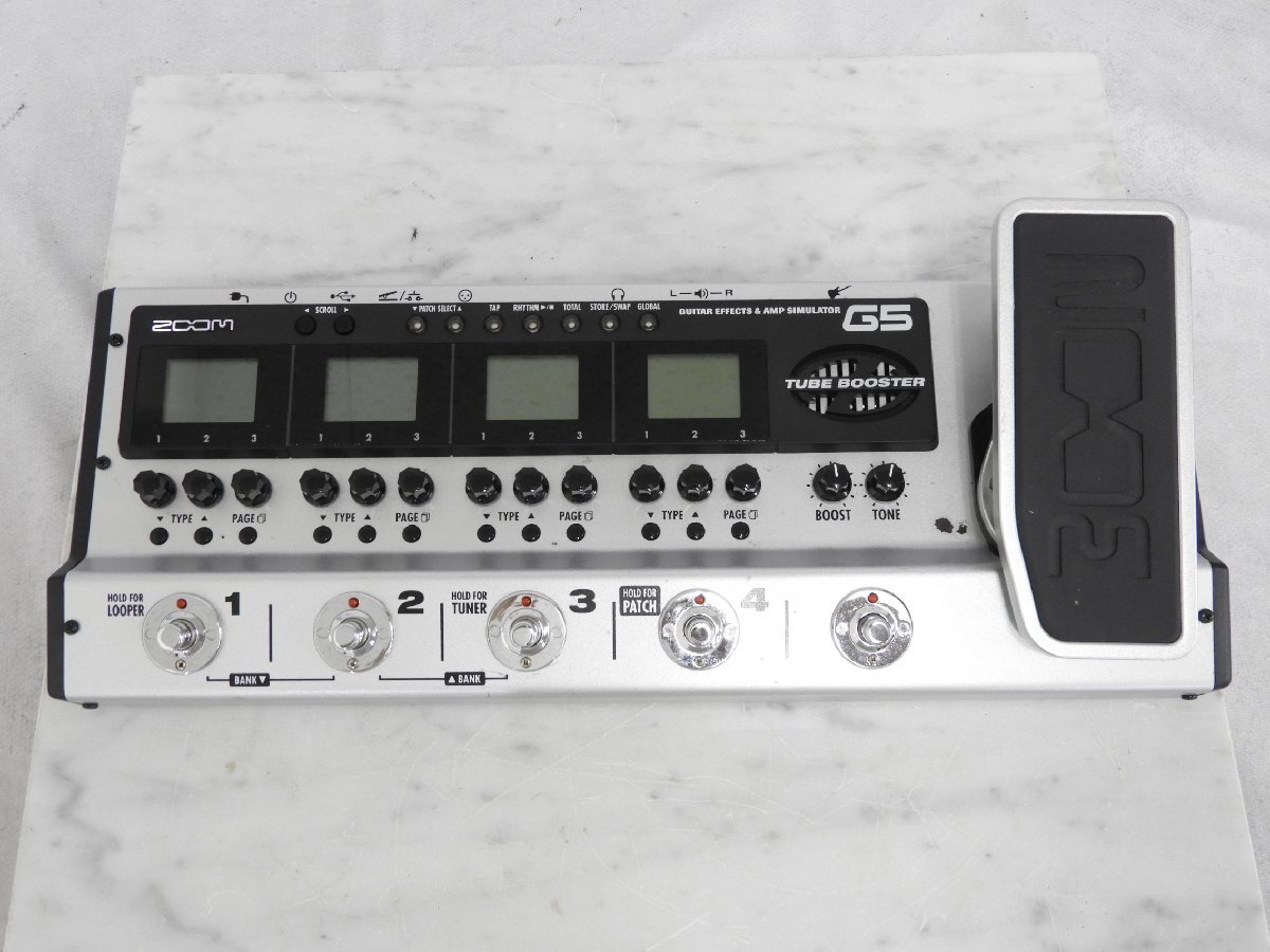 Yahoo!オークション - 【C】ZOOM G5 マルチエフェクター ズーム 304997...