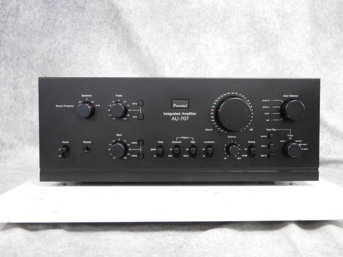 Yahoo!オークション - 【J】SANSUI AU-707 プリメインアンプ サンスイ ...