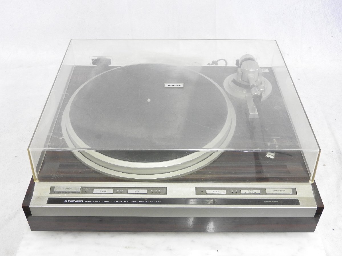 Yahoo!オークション - 【J】Pioneer PL-707 ターンテーブル パイオニア...