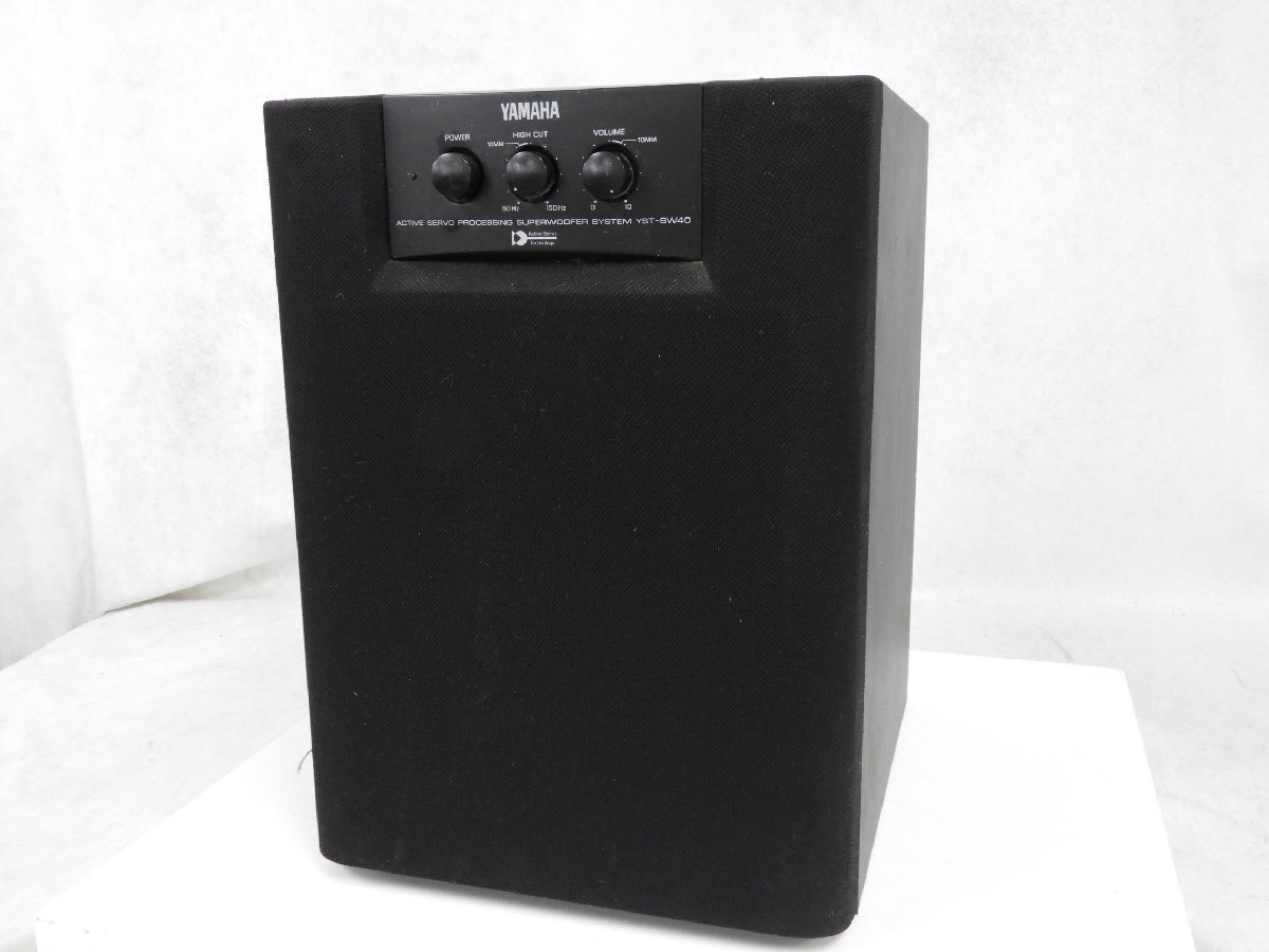 Yahoo!オークション - 【D】YAMAHA YST-SW40 サブウーファー ヤマハ 30...