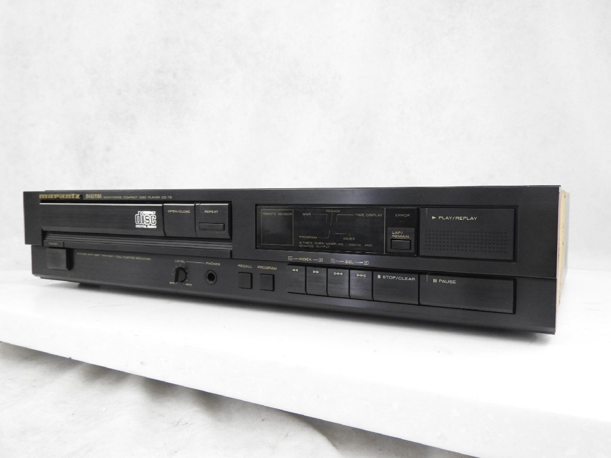 Yahoo!オークション - 【J】Marantz CD-75 CDプレーヤー マランツ 3117...