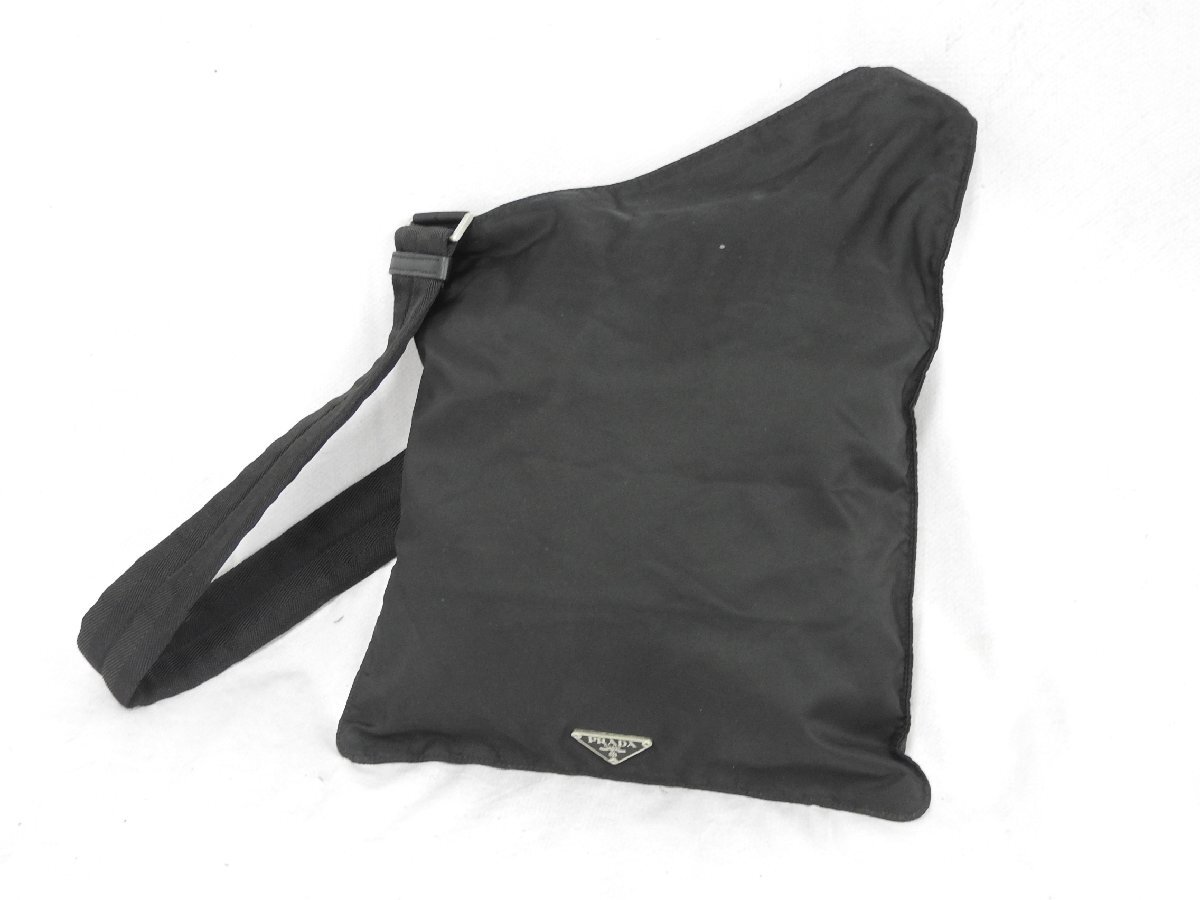 Yahoo!オークション - 【C】PRADA ナイロン ショルダーバッグ プラダ 3...