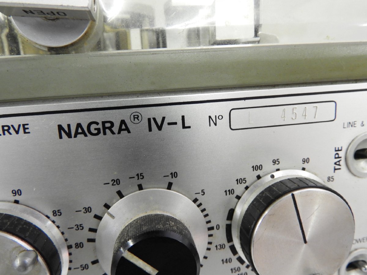 Yahoo!オークション - 【G】NAGRA IV-L モノラルポータブルオープンリ...