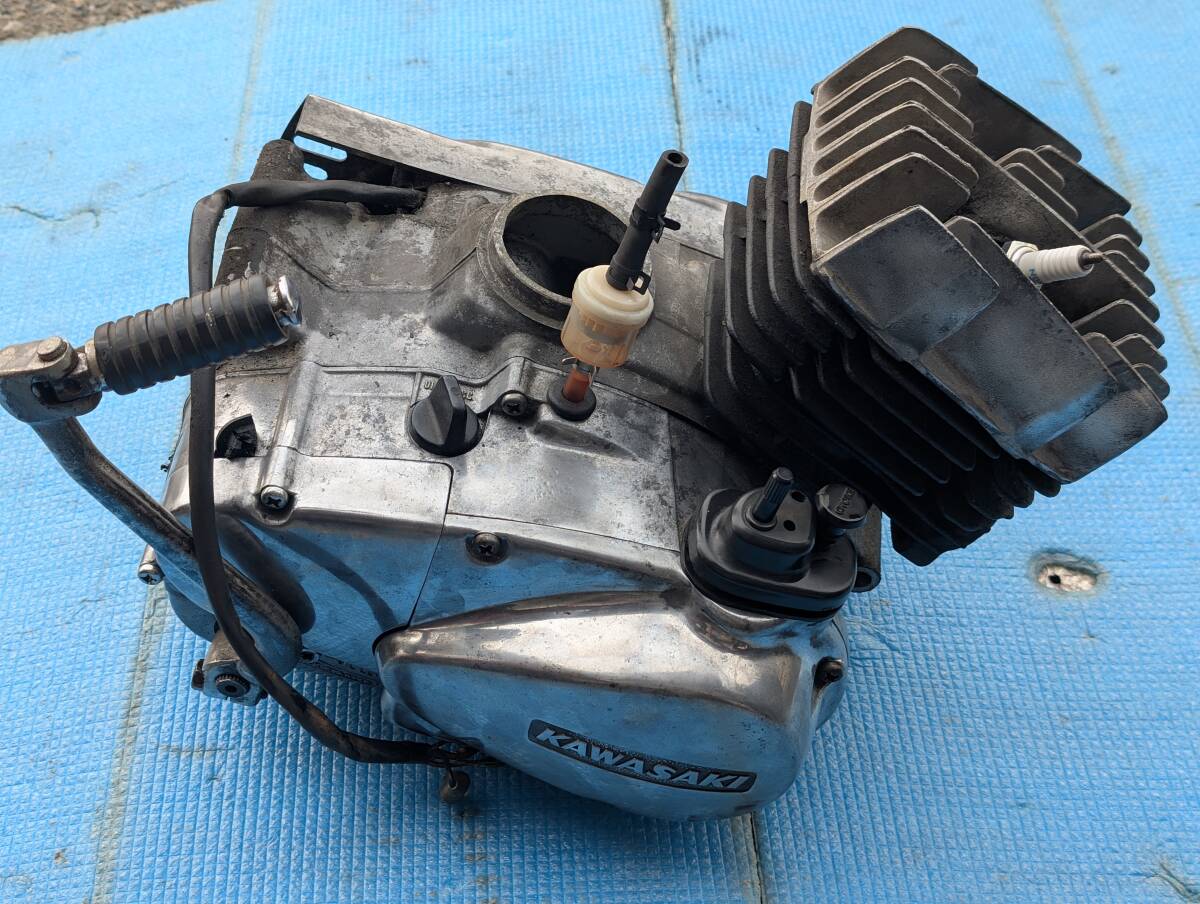 Yahoo!オークション - カワサキ MS90 KM90 エンジンコンプリート