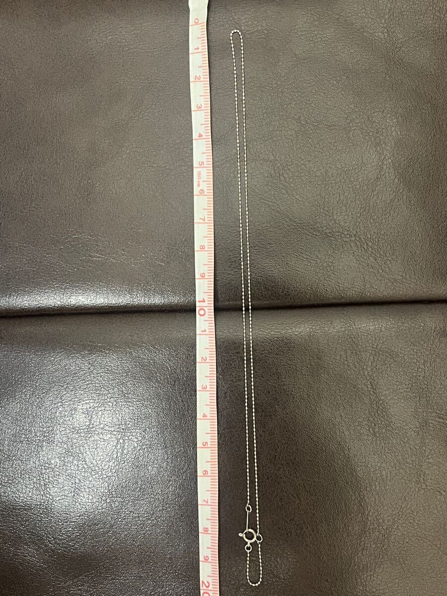 Yahoo!オークション - K14 K14WG ボールチェーン ネックレス 14金 約40...