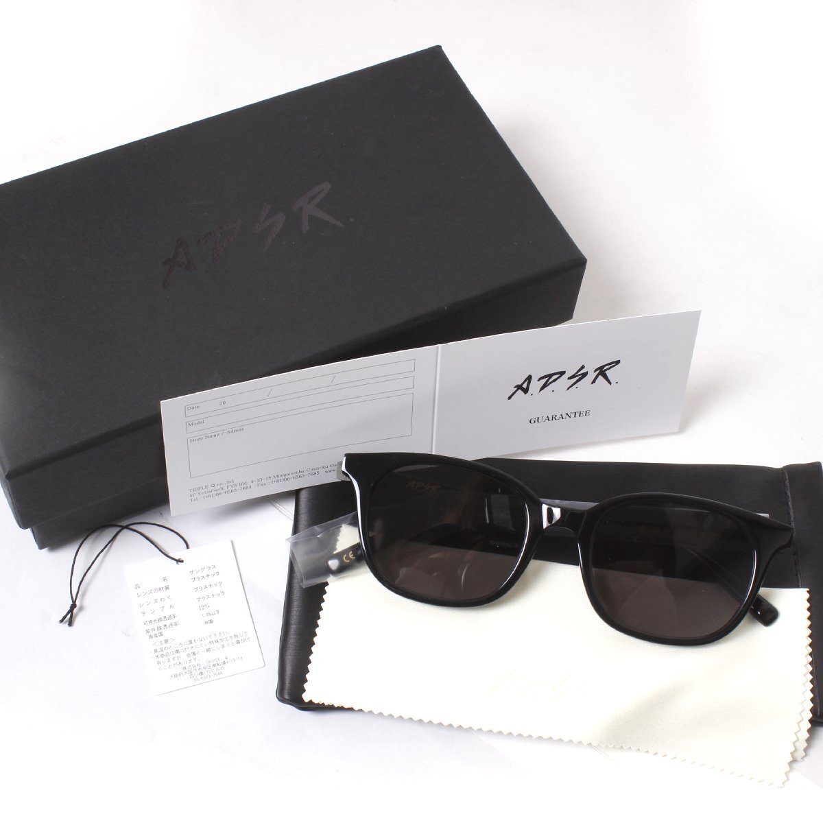 Yahoo!オークション - 【新品】A.D.S.R. MONK 01 Shiny Black サングラ...