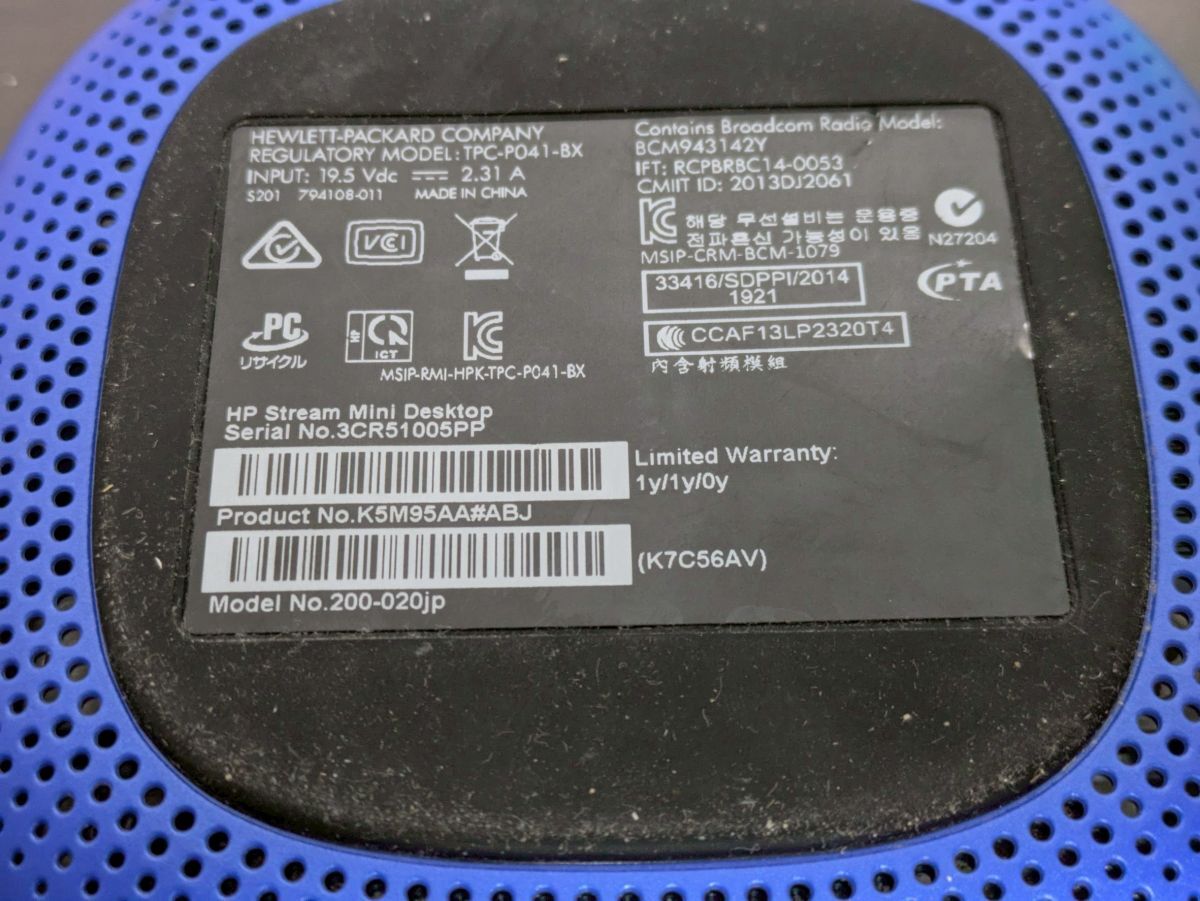 Yahoo!オークション - hp Pavilion TPC-P041-BX Celeron 2957U ミニデ...