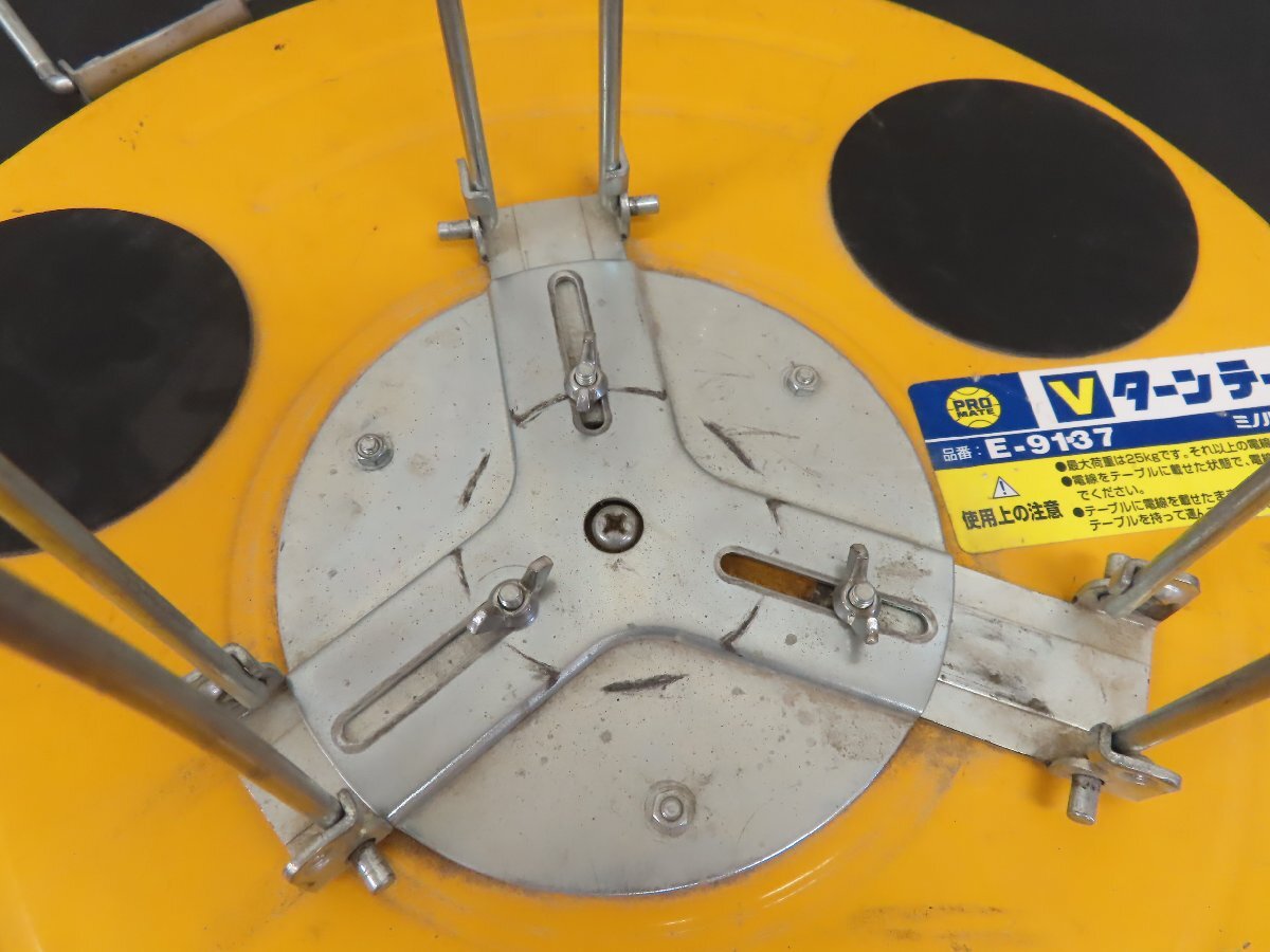 Yahoo!オークション - 中古品 ミノル工業 Vターンテーブル E-9137 現...