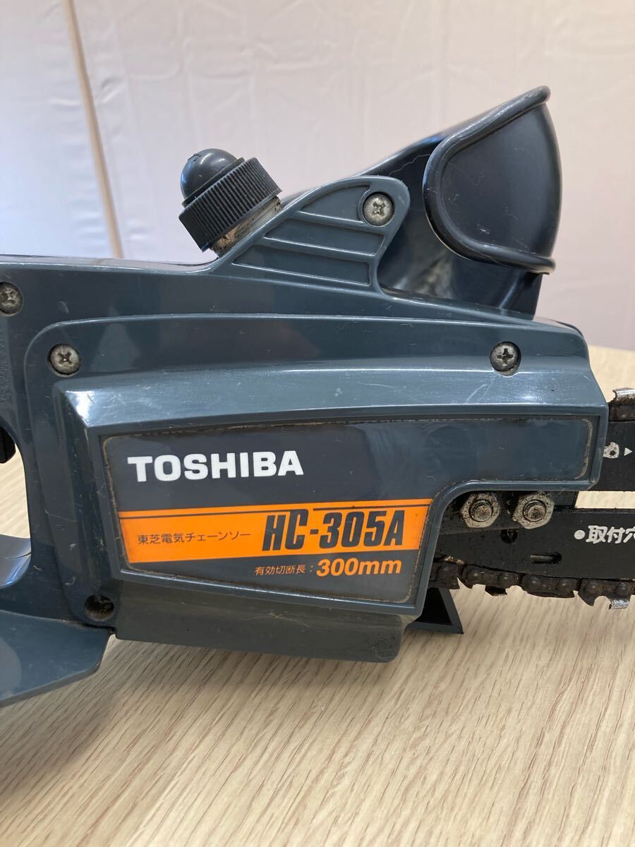 Yahoo!オークション - TOSHIBA東芝 電気チェンソーHC-305A 300mm 動作...