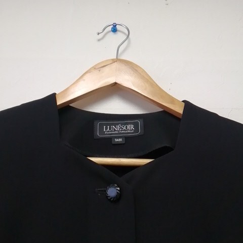 Yahoo!オークション - 【古着】 東京ソワール LUNESOIR ブラックフォ...