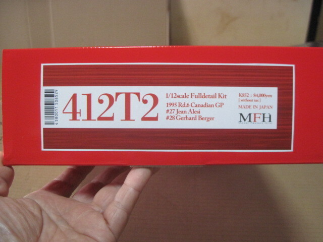 Yahoo!オークション - MFH K852 1/12 412T2 フェラーリF1 1995 Rd.6 Ca...
