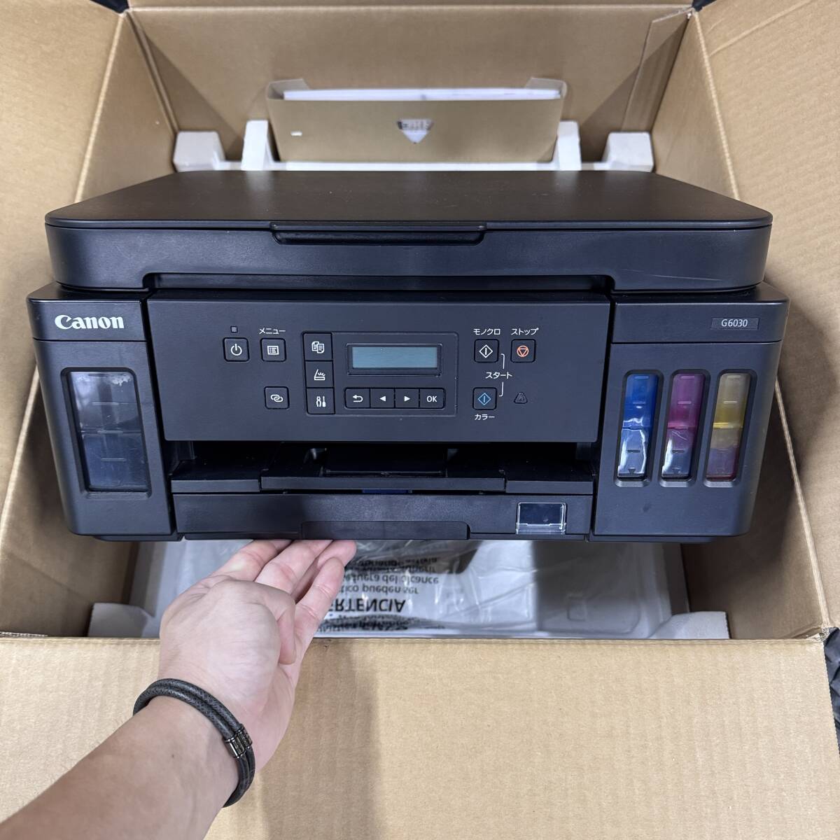 実働 Canon キャノン G6030 A4インクジェットプリンター 複合機 特大容量ギガタンク搭載(A4プリンタ)｜売買されたオークション情報、yahooの商品情報をアーカイブ公開 ...