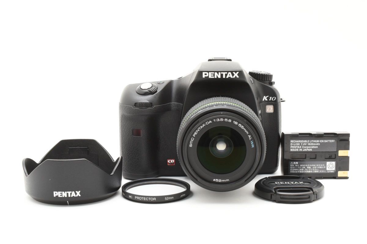 Yahoo!オークション - 美品 ペンタックス PENTAX K10D DA 18-55mm F3....