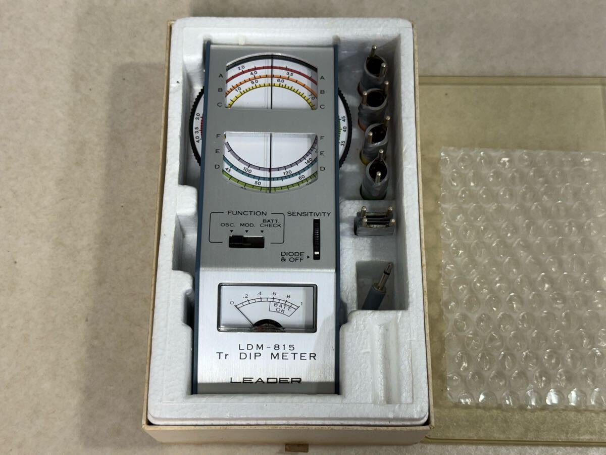 Yahoo!オークション - LEADER リーダー電子 Tr DIP METER LDM-815 ディ...