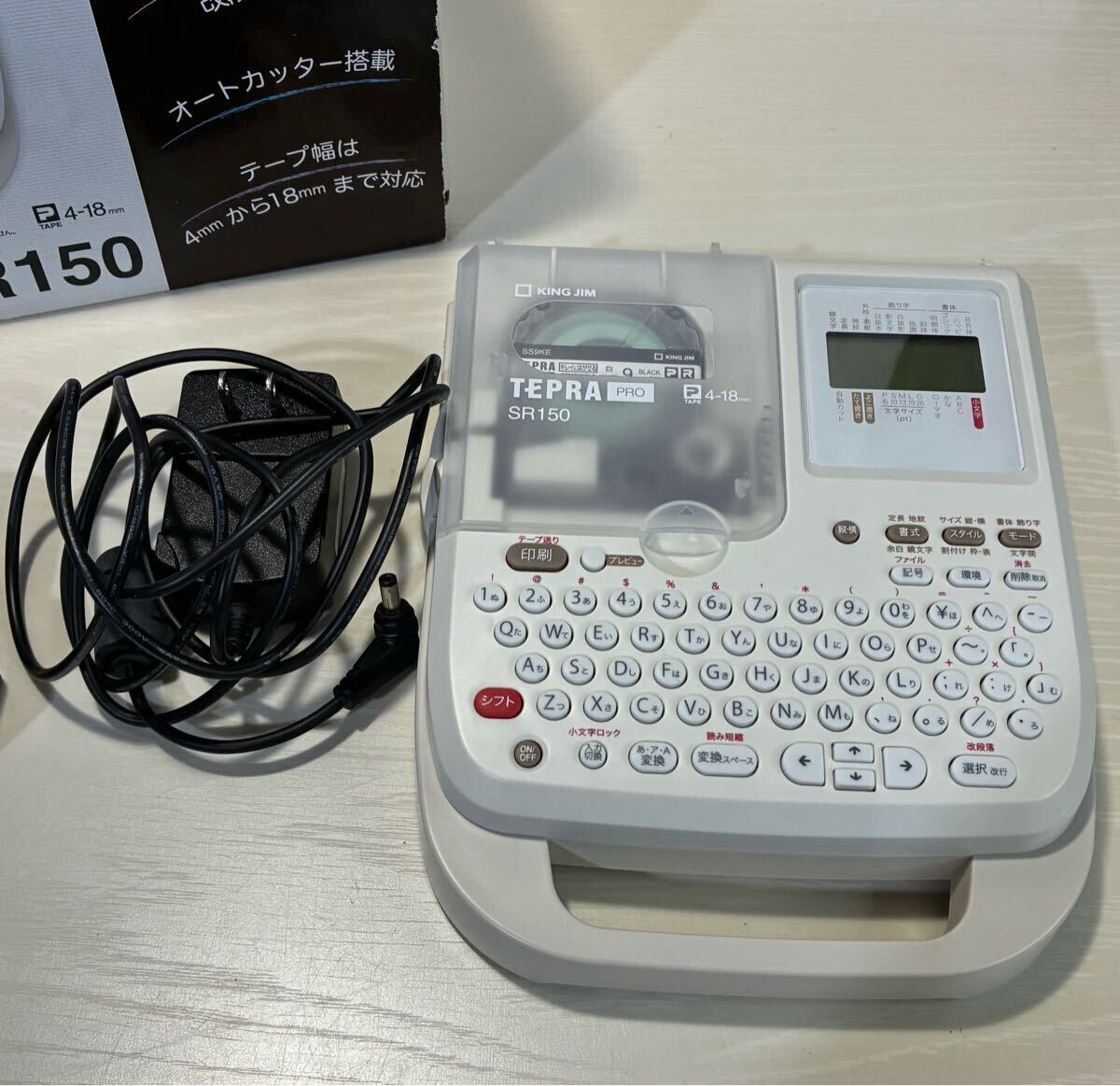 Yahoo!オークション - キングジム テプラ プロ TEPRA PRO SR-150 ラベ...