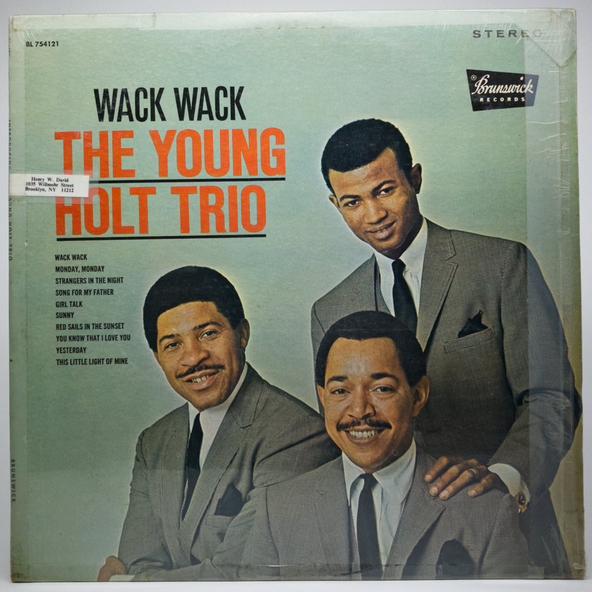 Yahoo!オークション - [LP] '66米Orig / Young Holt Trio / Wack Wack ...
