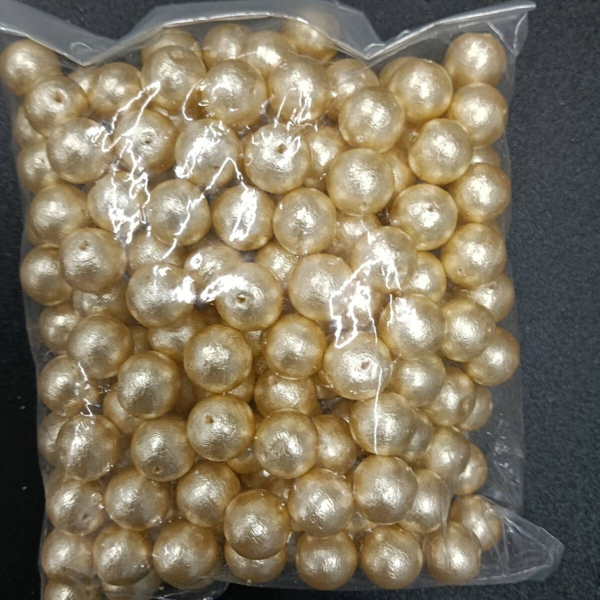 Yahoo!オークション - 未使用 大量 コットンパール ビーズ ラウンド ...