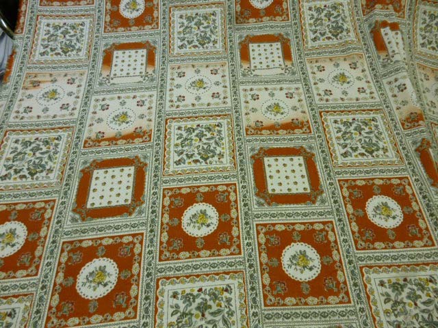 Yahoo!オークション - 即決 3756・綿ローンPT・花・額縁・アイボリ...