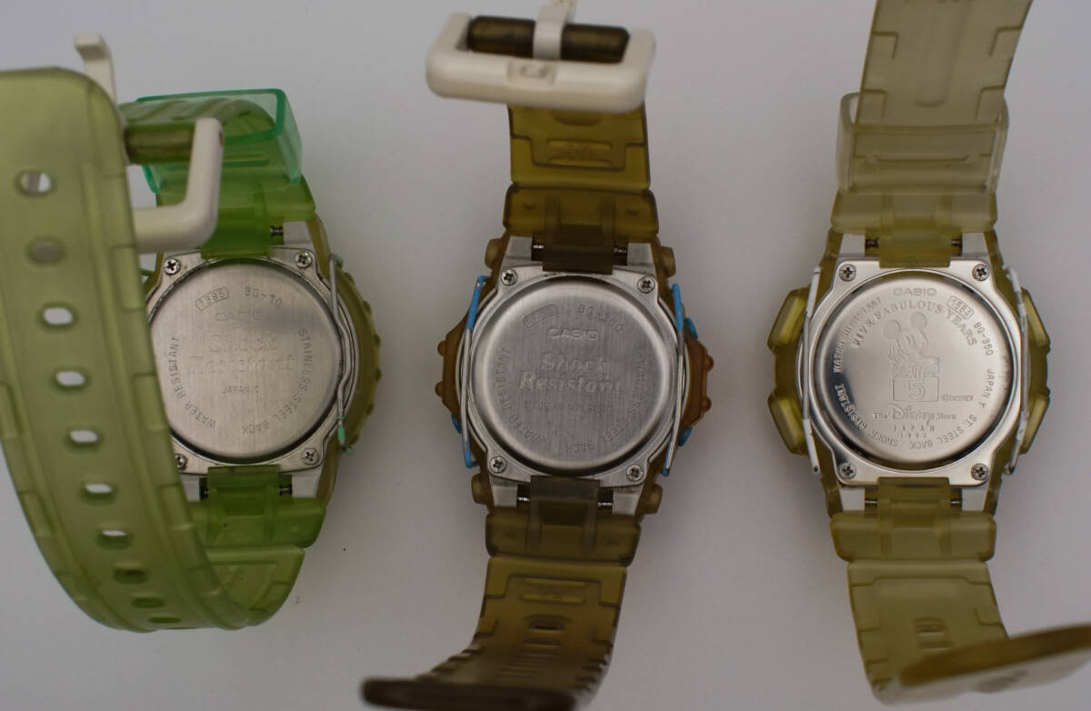 Yahoo!オークション - CASIO 5本 G-SHOCK Baby-G 【動作確認済】