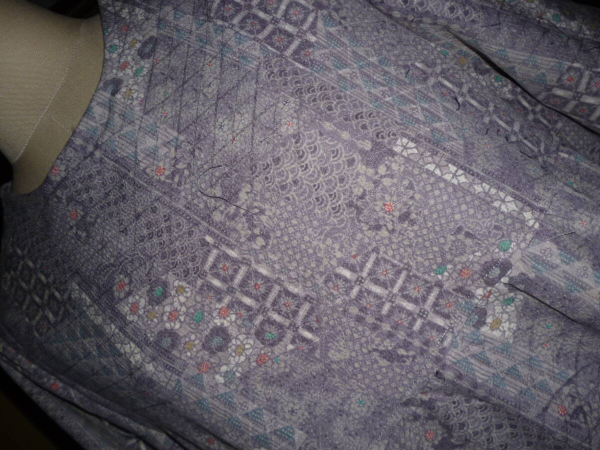 Yahoo!オークション - 野花 紬リメーク ワンピース 胸幅54