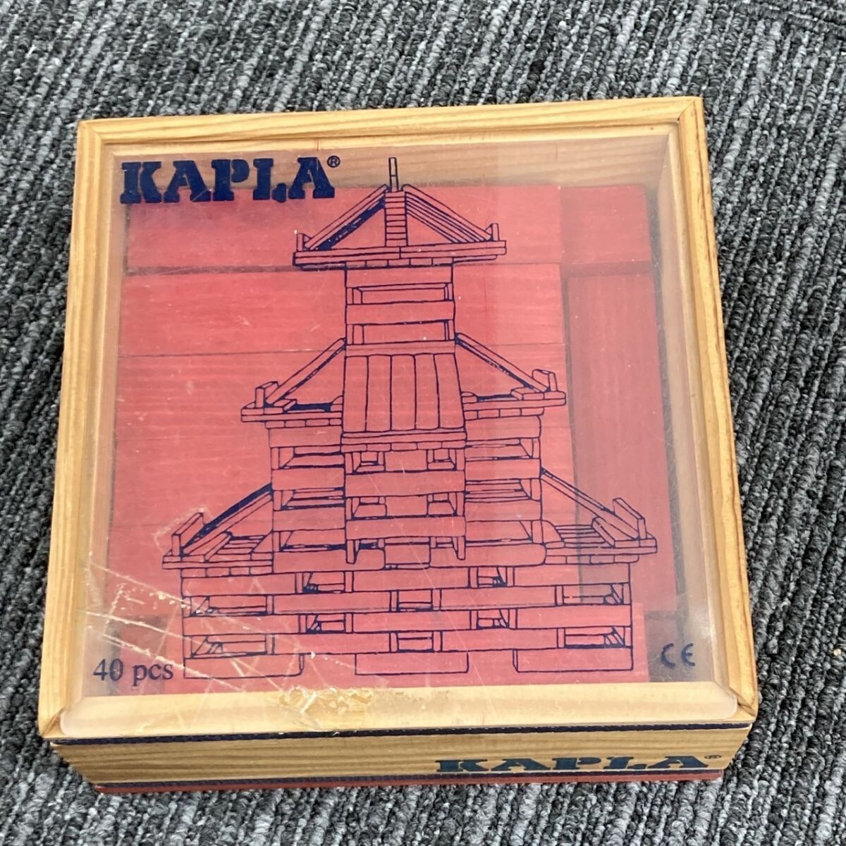 Yahoo!オークション - L211-H38-35 KAPLA カプラ 木製 造形ブロック 積...