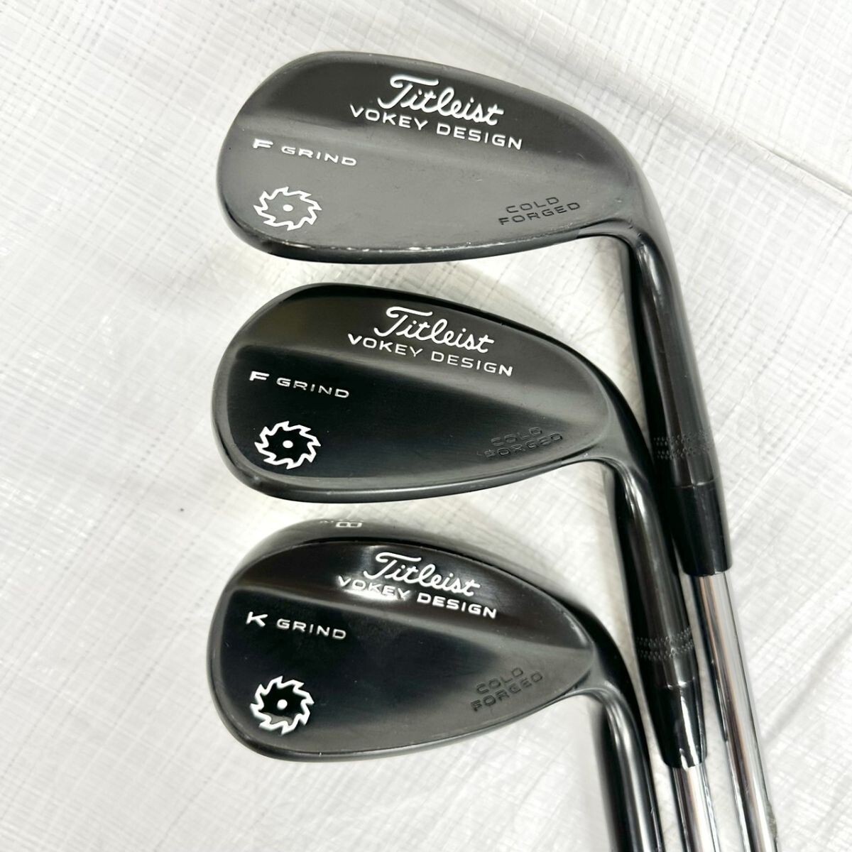 Yahoo!オークション - P055-I77-76 タイトリスト VOKEY ウェッジ F GRI...