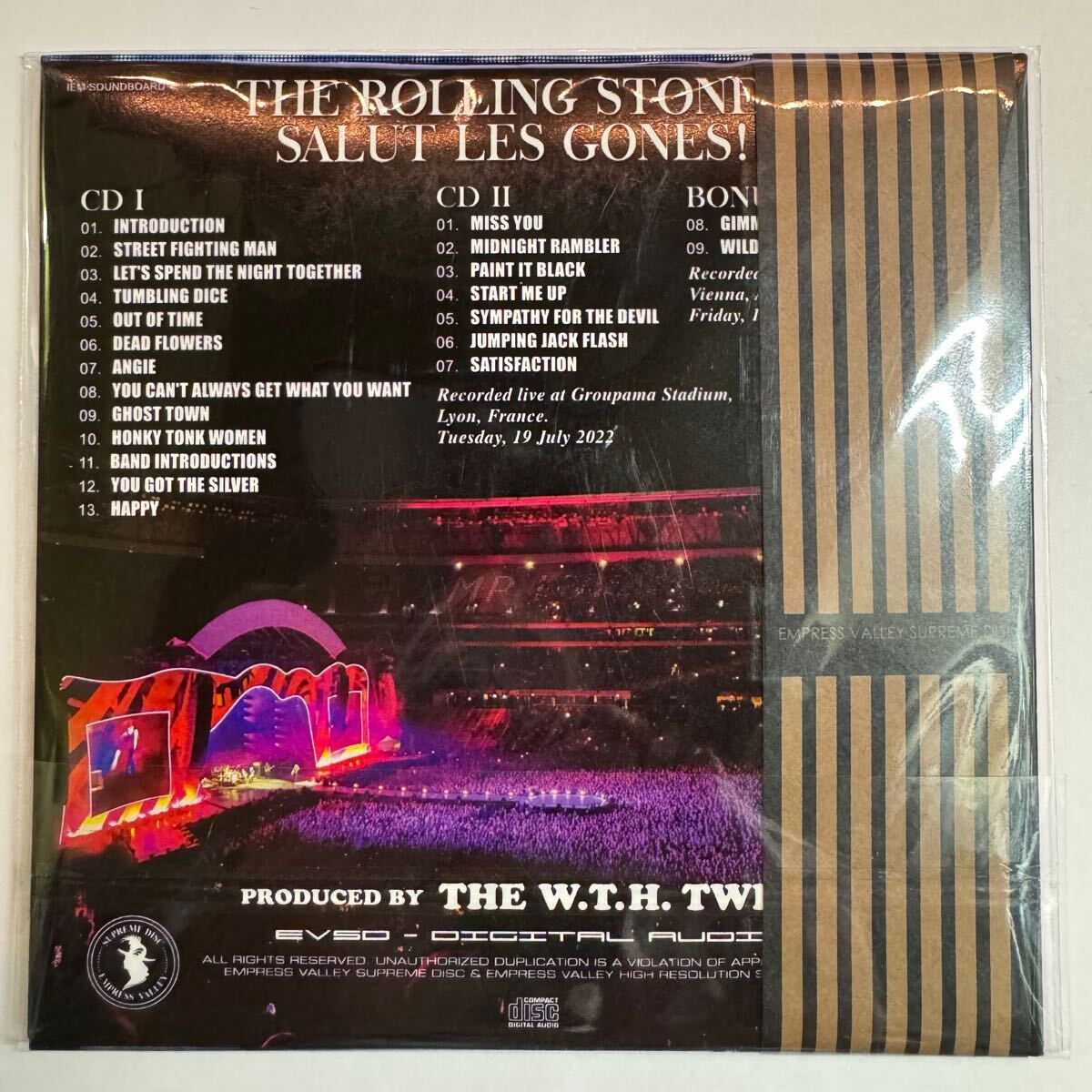 Yahoo!オークション - THE ROLLING STONES SALUT LES GONES 2CD 2022 F...
