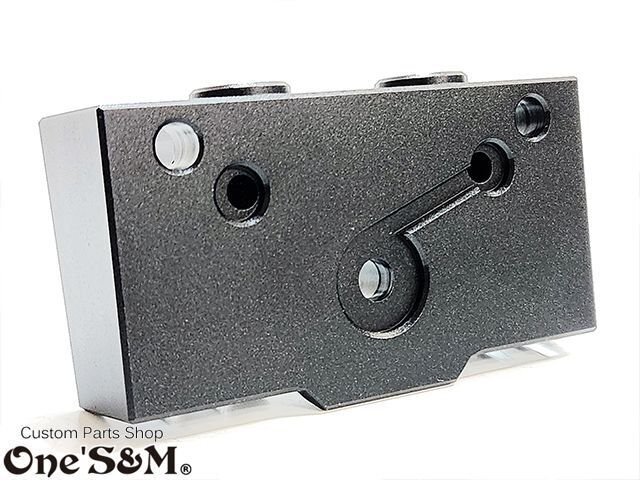 Yahoo!オークション - C7-3BK アルミ削出し オイルクーラー ブロックセ...