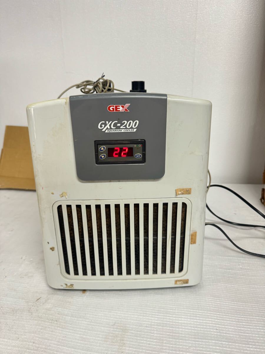Yahoo!オークション - 【通電OK】GEX GXC-200 屋内観賞魚 水槽用クーラ...