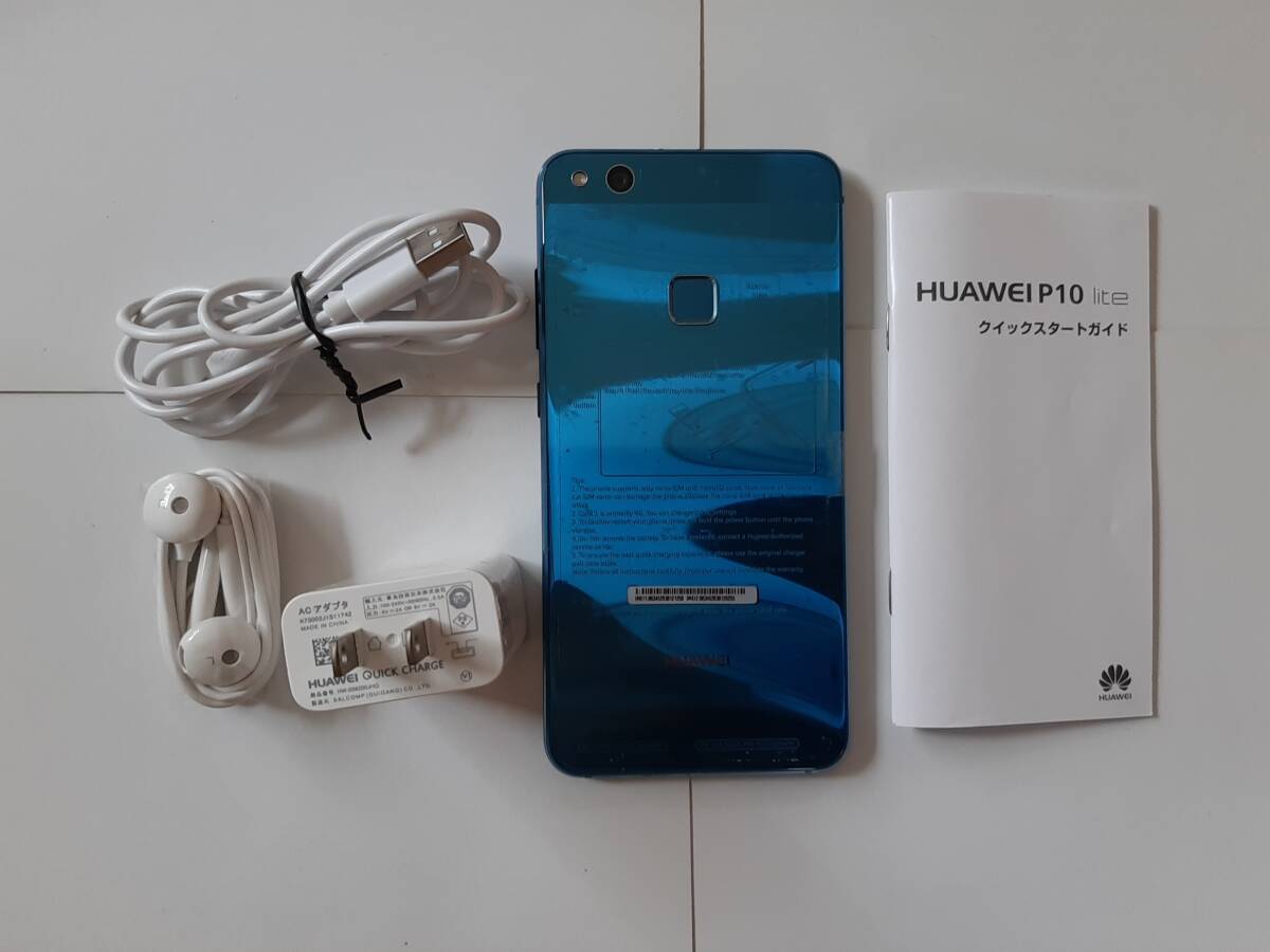 Yahoo!オークション - HUAWEI P10 Lite 32GB 5.2インチ WAS-LX2J-BL サ...