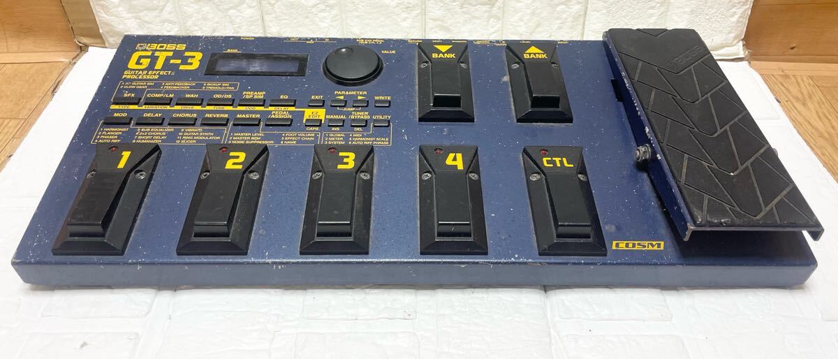 Yahoo!オークション - 希少 動作確認済み BOSS GT-3 マルチエフェクタ...