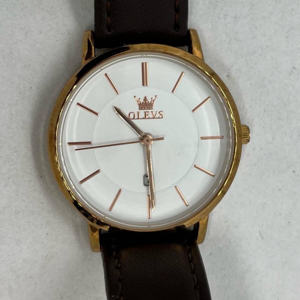 Yahoo!オークション - 915-0058 OLEVS 腕時計 ペアウォッチ 5869G 5869...