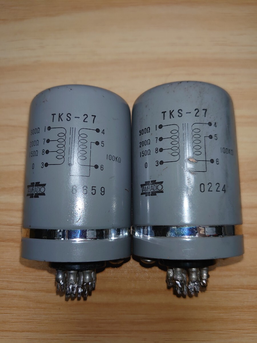 Yahoo!オークション - タムラ製作所 入力トランス TKS-27 2個一組中古...