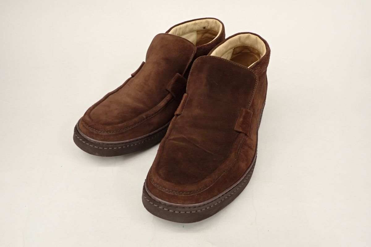 靴09 DAKS メンズ シューズ スエード ブーツ 24.5 茶 ダックス//消費税0円(24.5cm)｜売買されたオークション情報、yahooの商品情報をアーカイブ公開 - オークファン ...