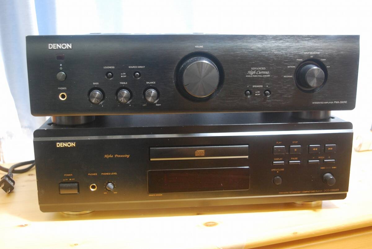 Yahoo!オークション - 】DENON PMA-390RE プリメインアンプ + DENON DC...