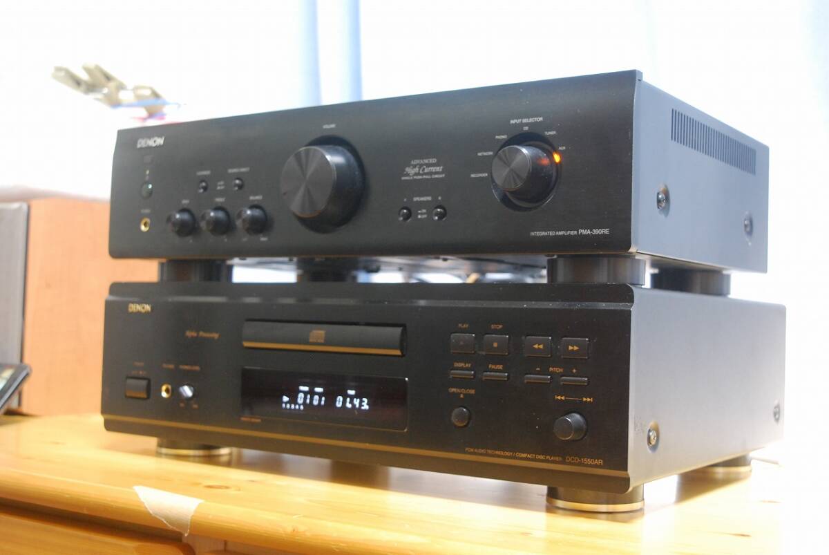 Yahoo!オークション - 】DENON PMA-390RE プリメインアンプ + DENON DC...