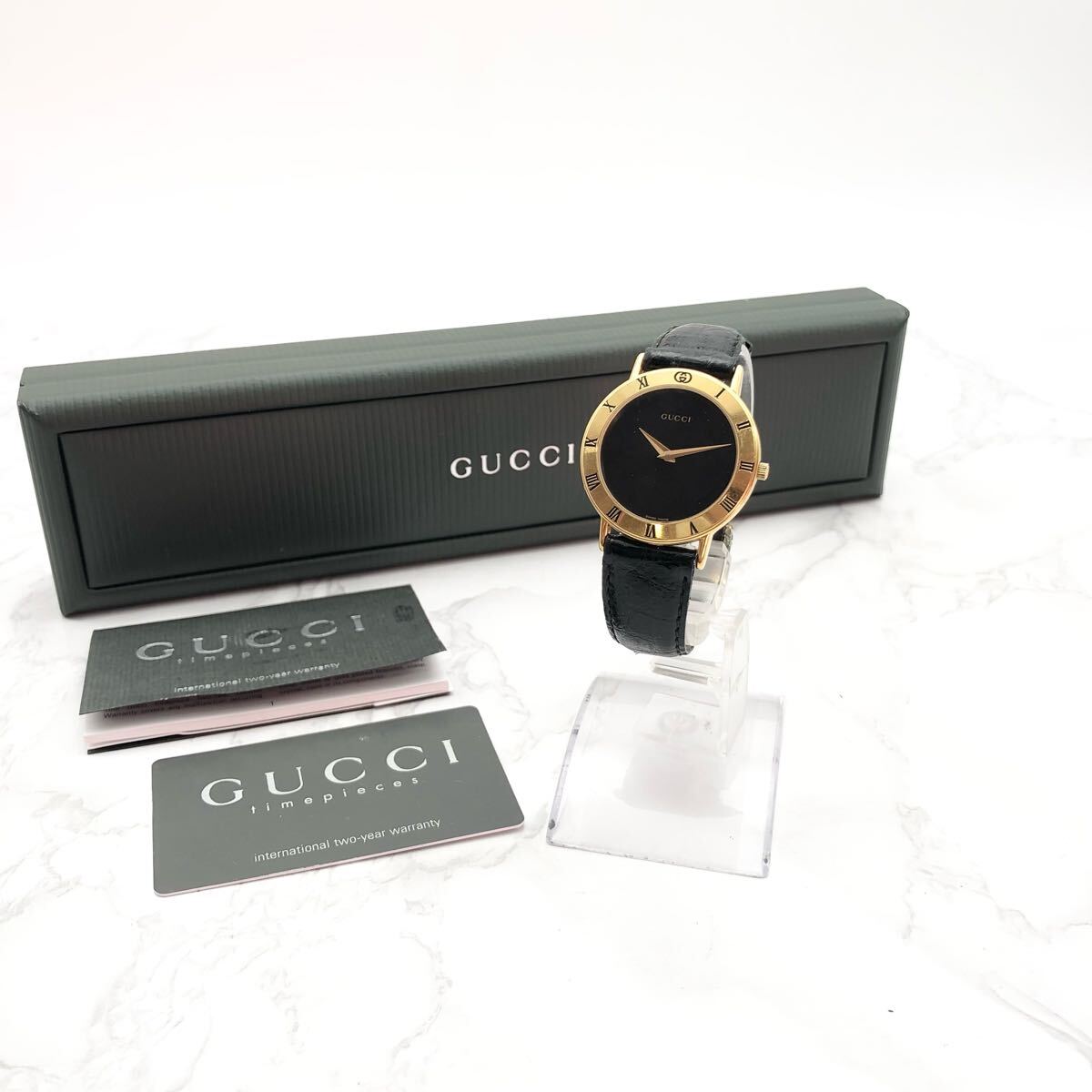 Yahoo!オークション - FN16279B【1000円スタート 】GUCCI グッチ 3000....